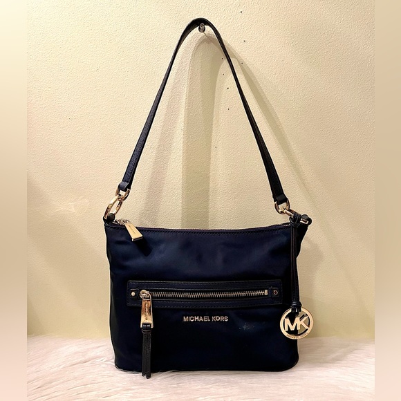 MICHAEL Michael Kors | Bags | Michael Kors Womens Navy Nylon Rhea Zip ...